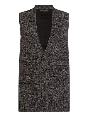 Dolce & Gabbana Smooth Wool Waistcoat - Multicolor