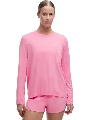 Lululemon Swiftly Relaxed Long-Sleeve Shirt Candy Cloud/candy Cloud