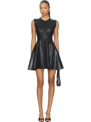 Norma Kamali Sleeveless Mini Dress - Black