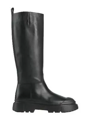 Hogan Leather Boots - Black