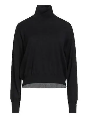 Herno Turtleneck Virgin Wool Top - Black