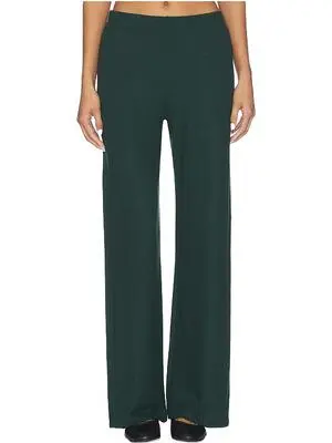 LESET Lauren Wide Leg Pant - Emerald