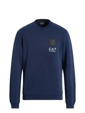 EA7 EA7 Crewneck Sweatshirt With Logo Navy