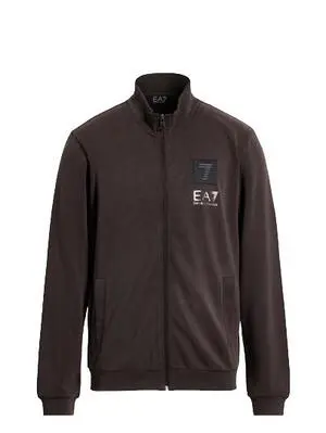 EA7 Jersey Turtleneck Sweatshirt - Brown