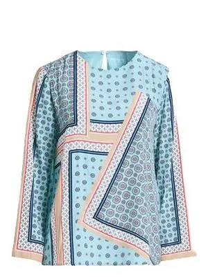 MARC CAIN Patterned Satin Top