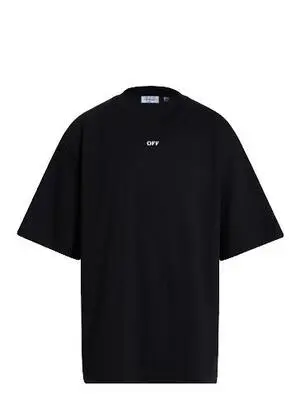 OFF-WHITE™ Off-white Man T-shirt Grey Size Xl Cotton, Elastane Black