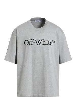 OFF-WHITE™ Off-white T-shirt Size Cotton, Elastane - Grey