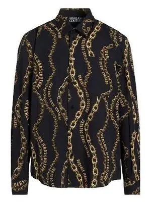 Versace Shirt Size Cotton - Black