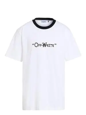 OFF-WHITE™ Off- T-shirt Size Cotton, Elastane - White
