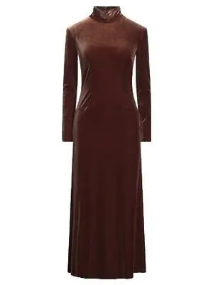 COMPAGNIA ITALIANA Flared Maxi Dress - Brown