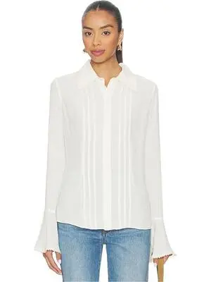 Free People Melrose Top - Whisper White
