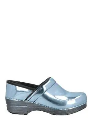 Dansko Leather Clogs - Blue