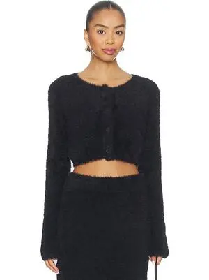 Helmut Lang Cropped Cardigan - Black