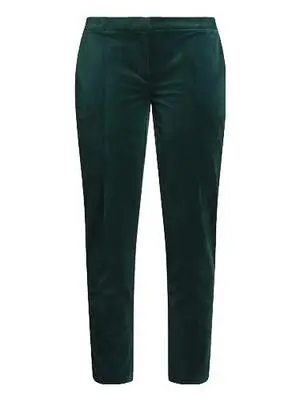 DANIELA DREI Tapered Velvet Pants - Green