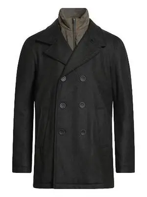 Herno Double-breasted Coat With Detachable Lining - Green