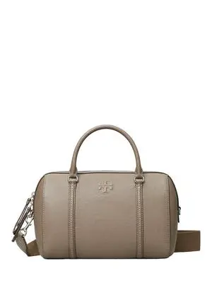 Tory Burch Leather Satchel - Wild Mushroom