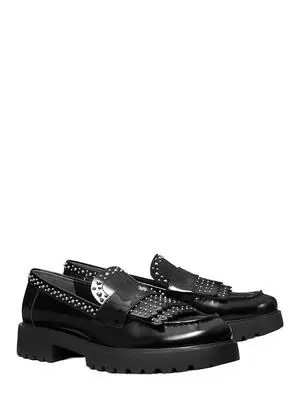 Tory Burch Classic Fringe Lug Loafer - Perfect Black