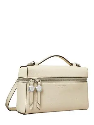Tory Burch Slim Romy Top Handle Bag - Light Cream
