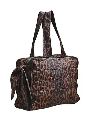 DAMSON MADDER Print Quilted Tote - Leopard