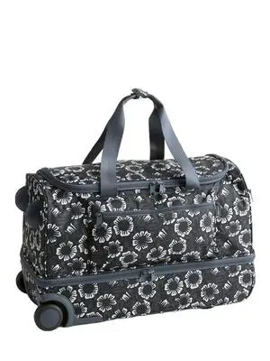 VERA BRADLEY Adair Rolling Duffel - Black