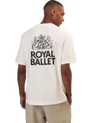 REISS Principal | Royal Ballet Logo Fit T-shirt - White