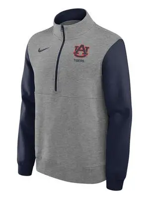 Nike Auburn Club College 1/2-zip Crew - Grey