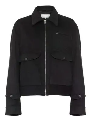 MAISON MARGIELA Flap-pocket Cashmere Wool Jacket - Black