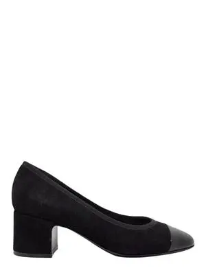 Casadei Cap-toe Block-heel Pumps - Black