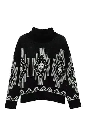 WE NORWEGIANS Pioneer Kautokeino Sweater - Black