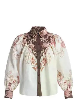 HEMANT & NANDITA Diza Floral Shirt