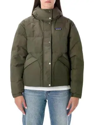 Patagonia Hooded Buttoned Jacket - Green