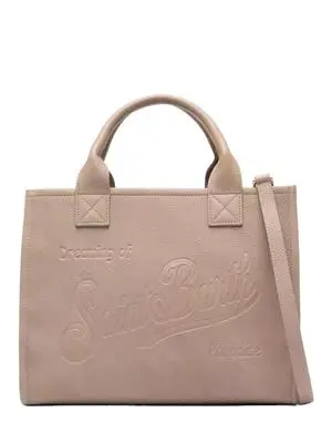 MC2 SAINT BARTH Leather Tote Bag - Neutrals