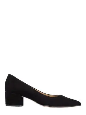 Bernardo 45mm Millie Pointed-toe Block-heel Pumps - Black