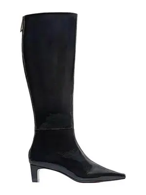 Bernardo Eton 50mm Patent-leather Zip Boots - Black