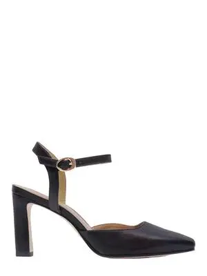 Bernardo 80mm Gama Ankle-strap Pumps - Black