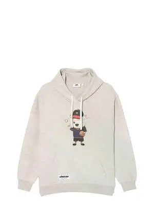CHOCOOLATE Printed Hoodie - Neutrals