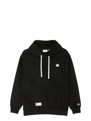 CHOCOOLATE X Russell Athletic Bear-embroidered Hoodie - Black
