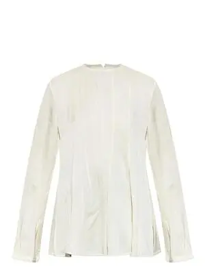 JIL SANDER Long Sleeve Top - Cream