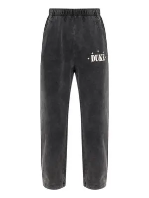 DUKE + DEXTER Sweatpants With Logo - Black