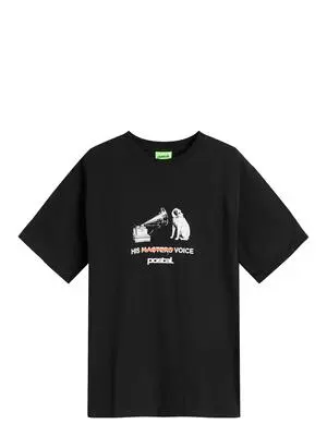 POSTAL His Masters Voice T-shirt - Black