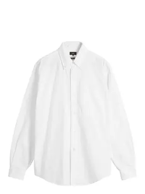 BEAMS Heavy Oxford Button Down Shirt - White