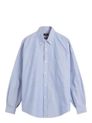 BEAMS Heavy Oxford Button Down Shirt - Blue