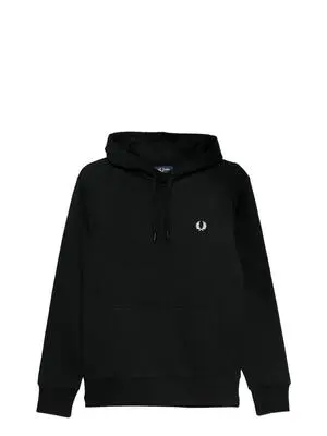 Fred Perry Laurel Wreath Hoodie - Black