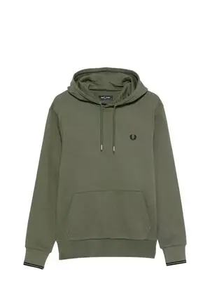 Fred Perry Laurel Wreath Hoodie - Green