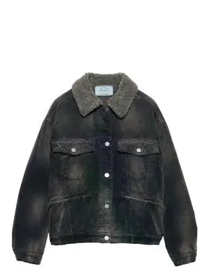 Prada Corduroy Denim Jacket - Black
