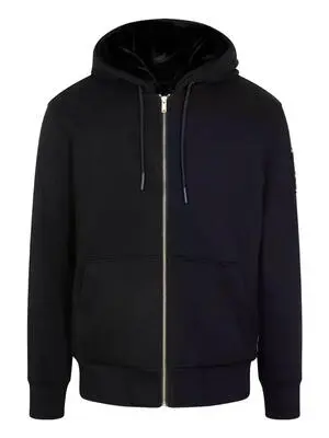 Moose Knuckles Hooded Zip-up Jacket - Black