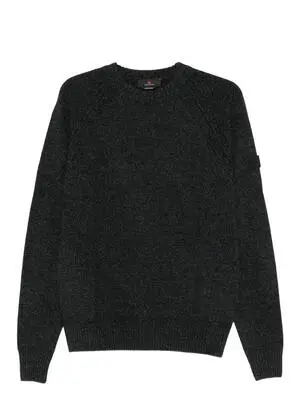 Peuterey Crew-neck Long-sleeve Sweater - Black
