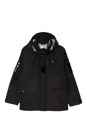 AAPE BY *A BATHING APE® Logo-patched Jacket - Black