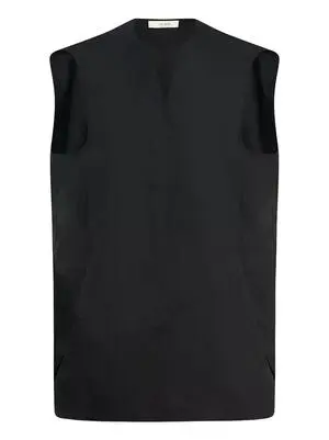 THE ROW Sleeveless Owen Top - Black
