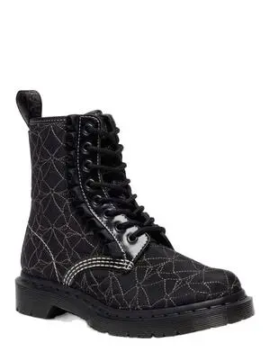 Dr. Martens 1460 Frill Boots - Black